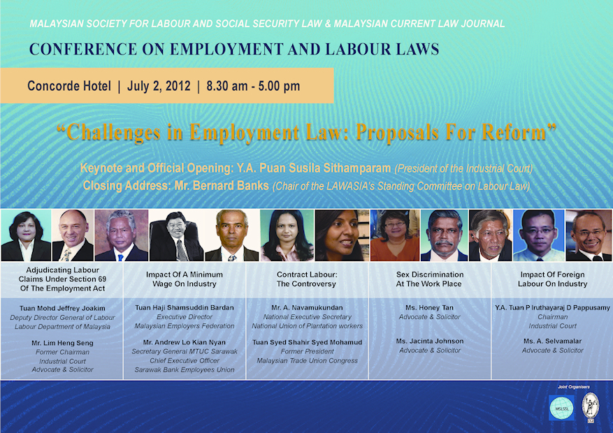 Conference on Employment & Labour Laws - Foong Cheng Leong